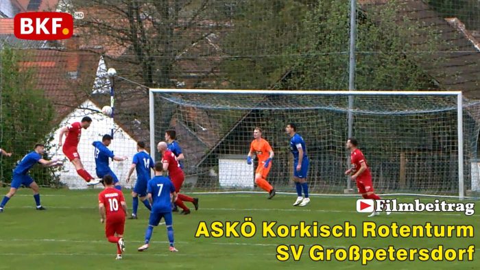 Fußball – ASKÖ Korkisch Rotenturm : SV Großpetersdorf, 2. Liga Süd – BKF TV